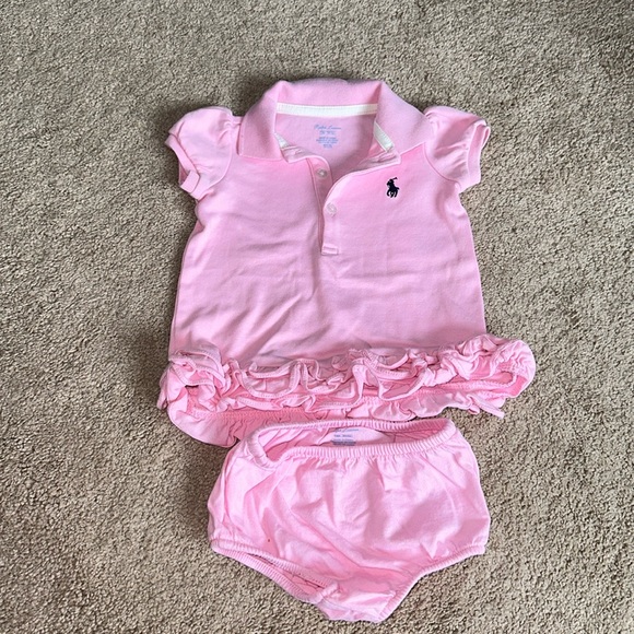 Ralph Lauren | Matching Sets | 3m Ralph Lauren Pink Polo Shirt And ...